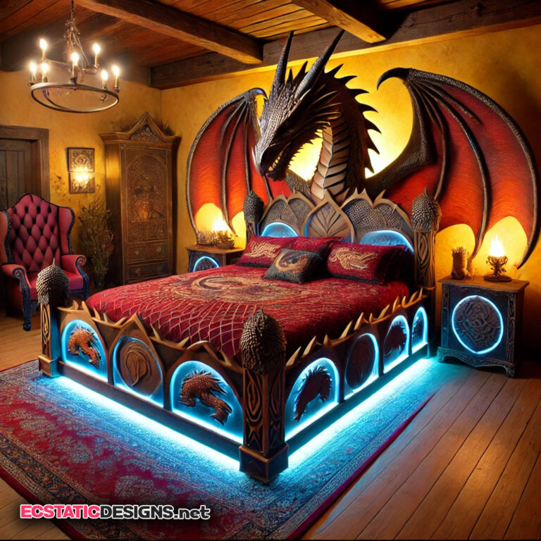 Dragon-Themed Fantasy Beds: Bringing Enchantment and Elegance to Your ...