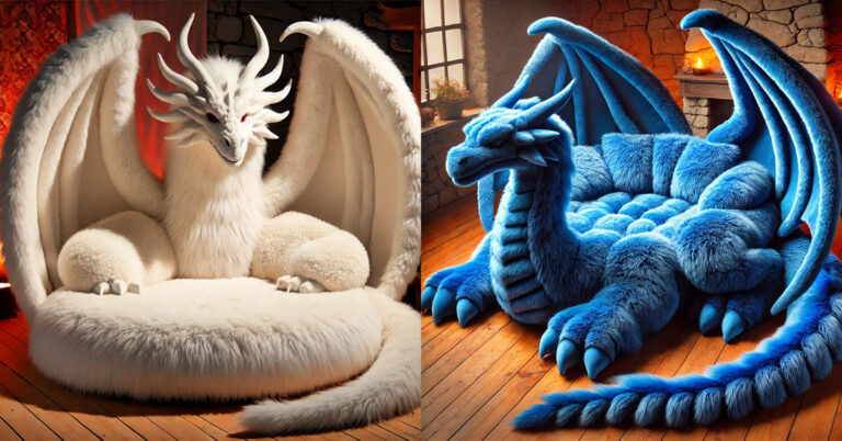 These Dragon Loungers are the Ultimate in Plush, Mythical Comfort ...