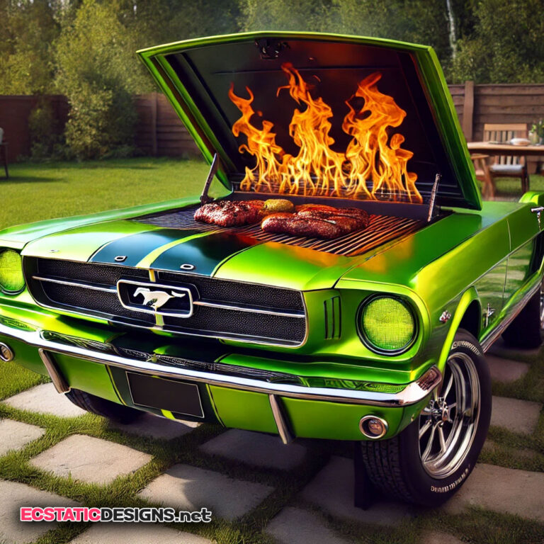 The Ford Mustang BBQ Grill: Where Classic Car Enthusiasm Meets Culinary ...